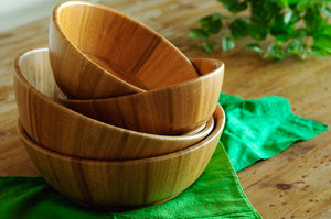 100% Bio-Bowl: Organic Water-Resistant Bamboo Bowl Set – DishesOnly