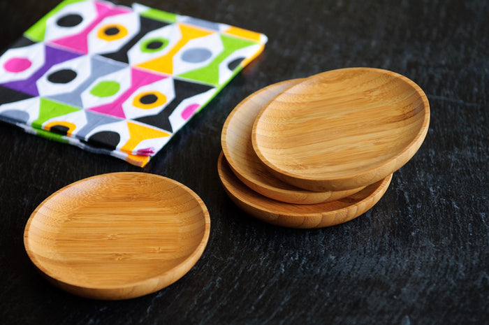 100% Organic Bamboo 4-piece Dinner Set – DishesOnly