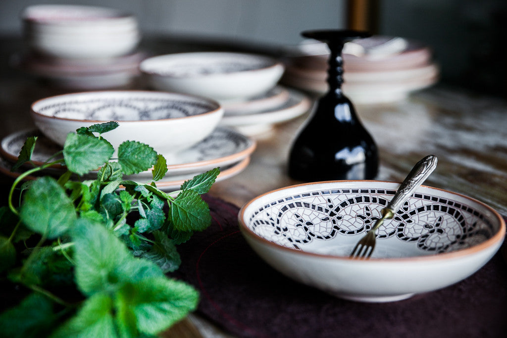 Mosaico Hand-Painted Mosaic Dinner Plates from Apulia, Italy – DishesOnly