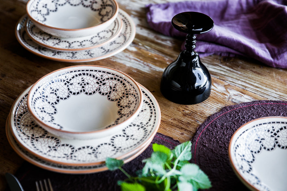 Mosaico Rustic-Chic Greek Mosaic Dinnerware Set - dishesonly – DishesOnly