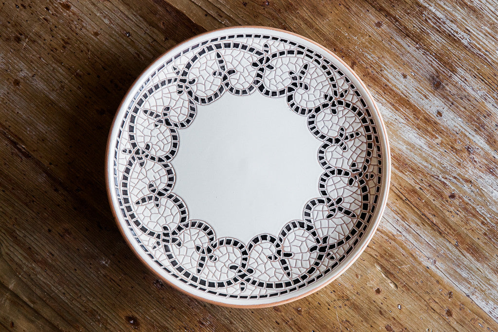 Mosaico Hand-Painted Mosaic Dinner Plates from Apulia, Italy – DishesOnly