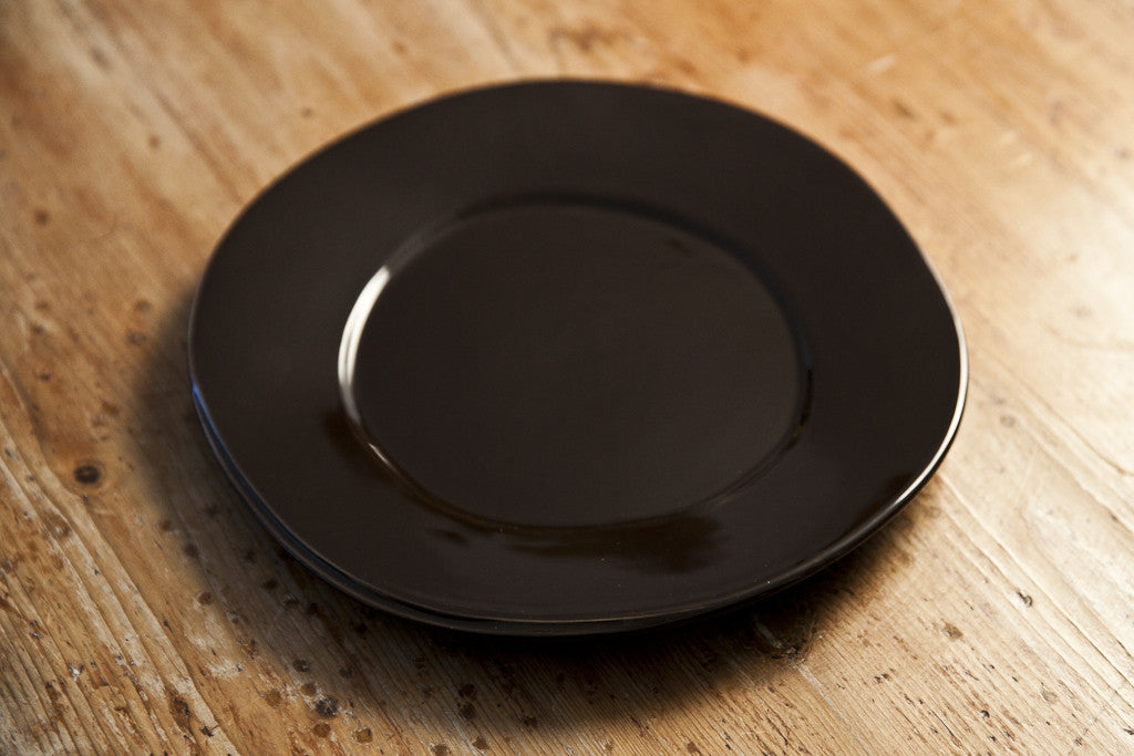 Cioccolato-Handmade Chocolate Color Ceramic Dinner Plate – DishesOnly